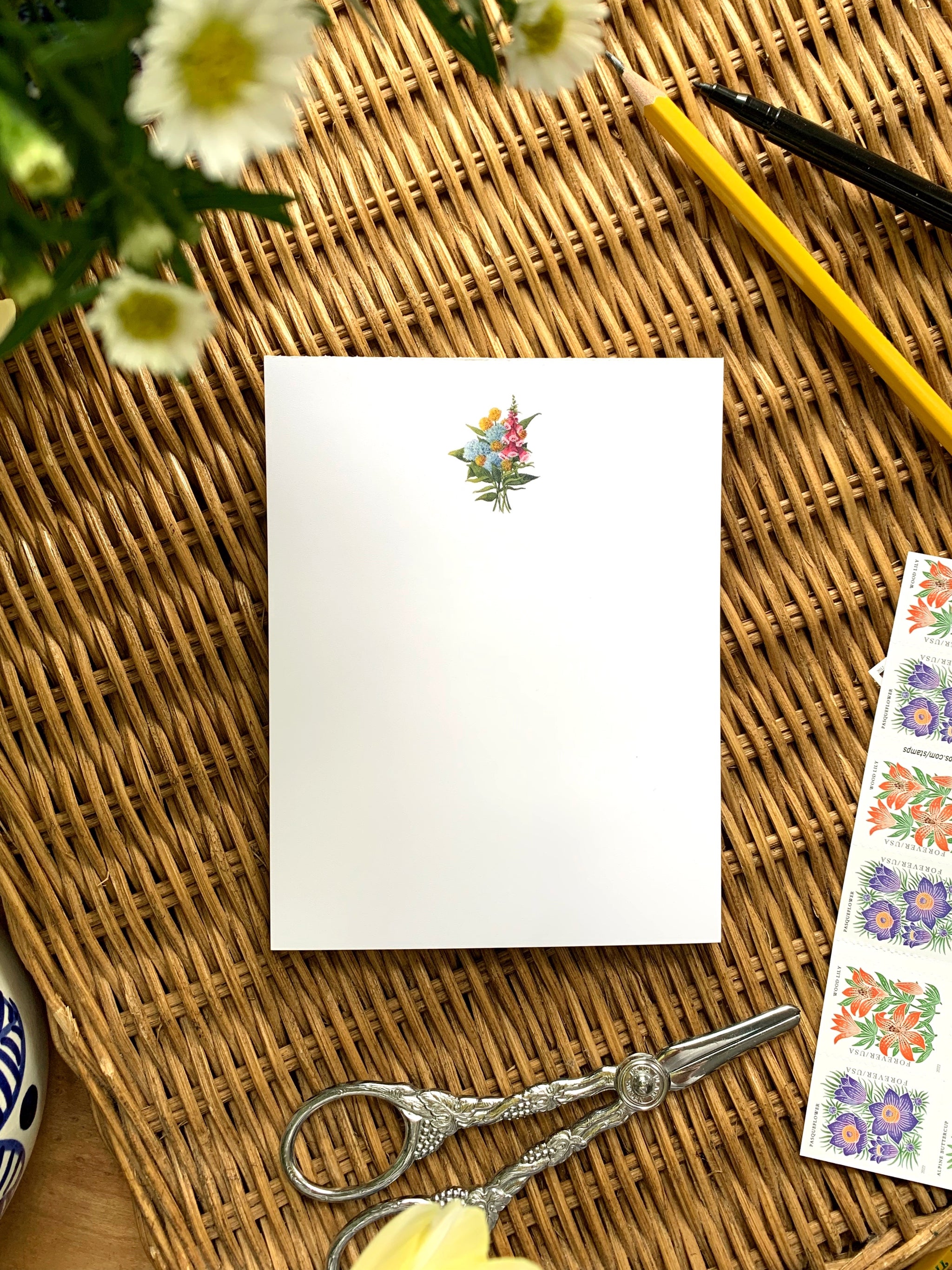 jess's flowers notepad – see what i sea design