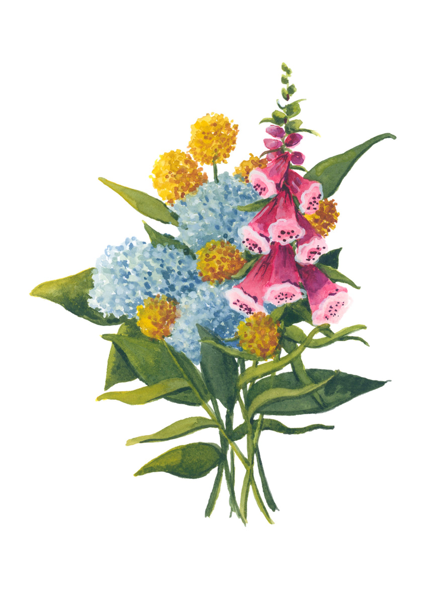 jess's flowers || art print – see what i sea design